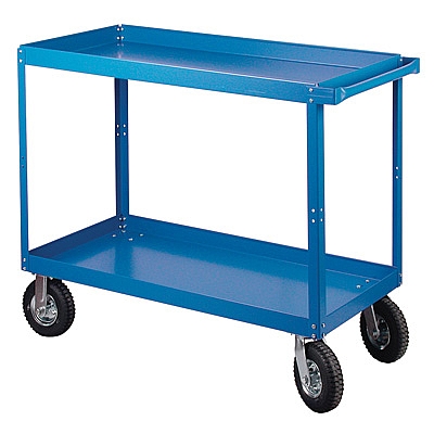 Chariots à tablettes commercial, roues pneumatiques - Kleton | Centre ...